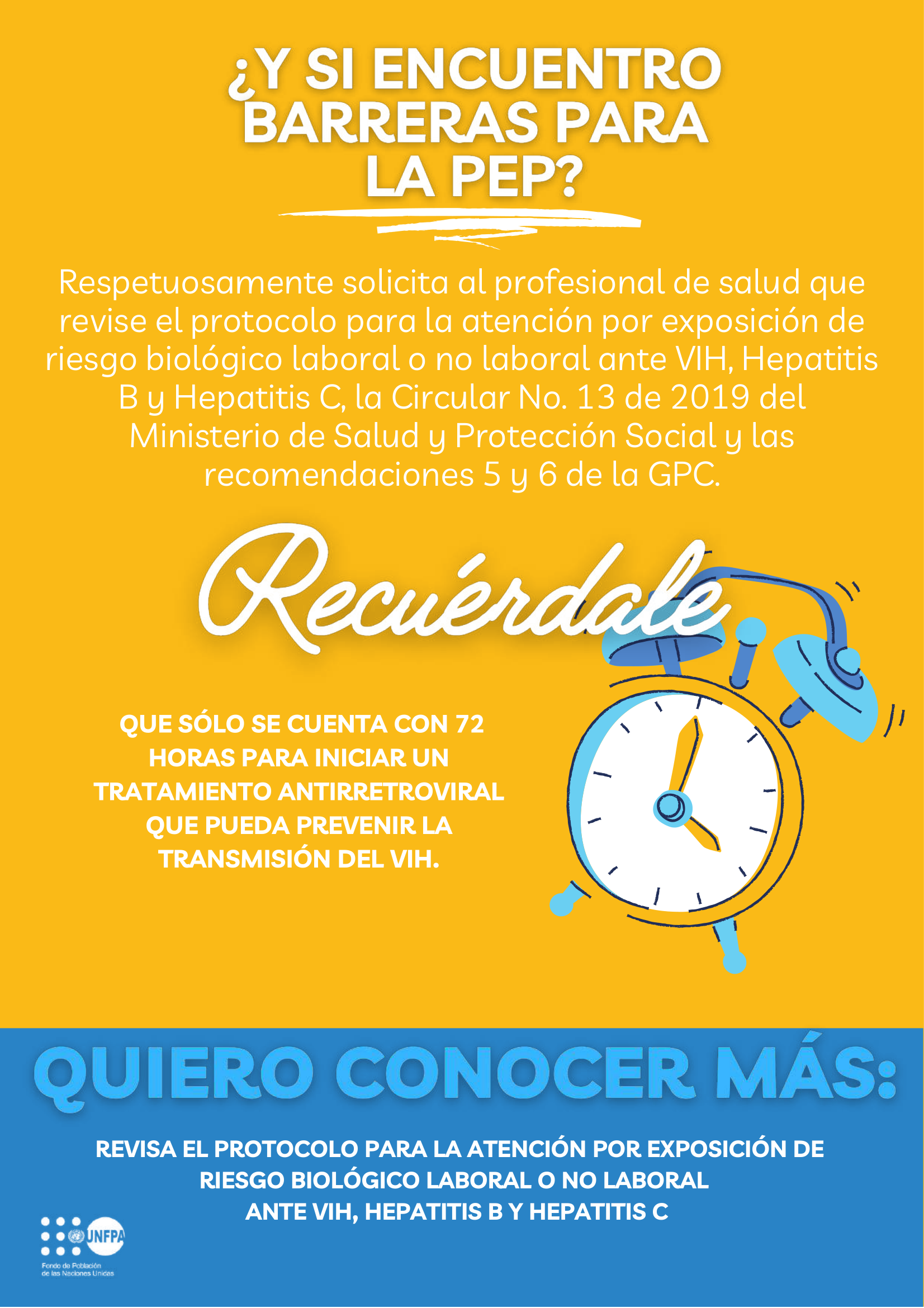 Profilaxis Post-exposición (PEP) – Actúa para prevenir